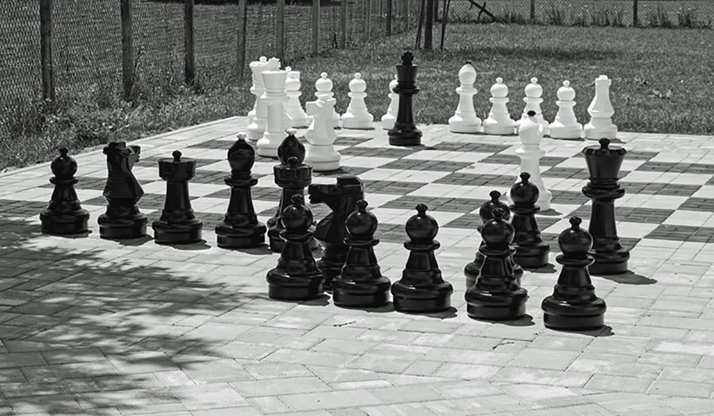 Giant Outdoor Lawn Chess Set for Family & Garden Play - ODM