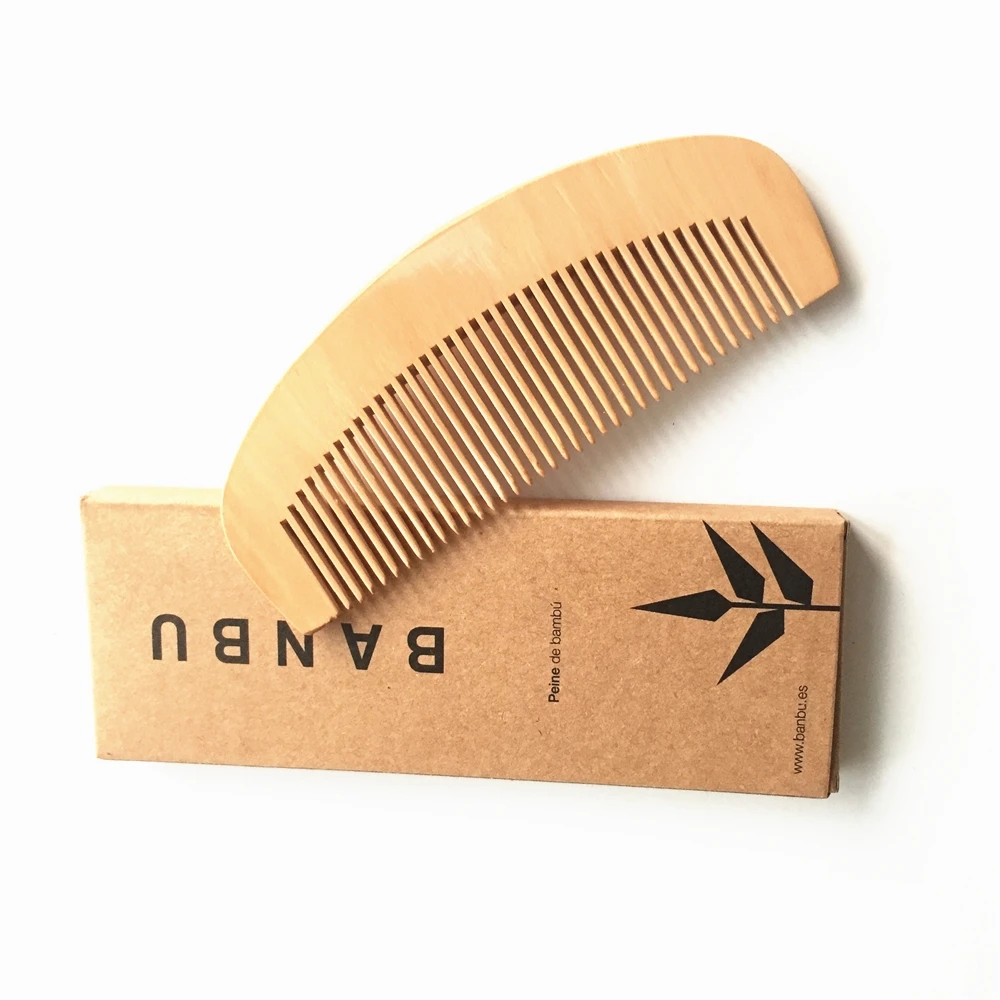 Wholesale Wooden Bamboo Travel Pocket Combs Engraving Logo Customized ...