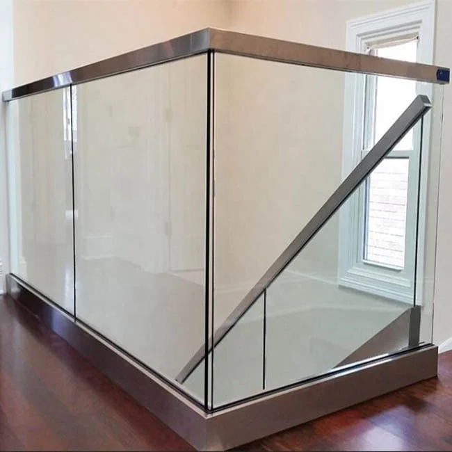 Inox Star Top Mounted Balustrade Glass Railing - Durable & Stylish