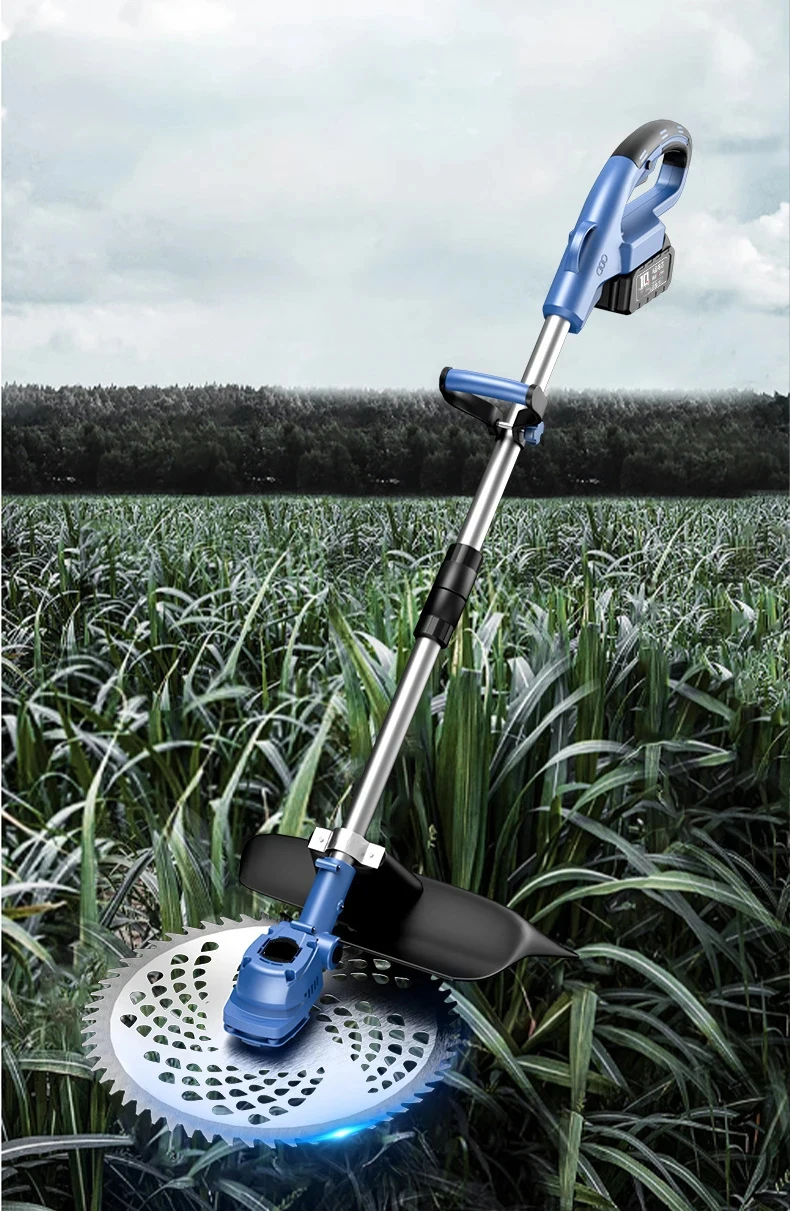 Mower Grass Cutter 21v Brushless Electric Lawn Mower Multi-function ...