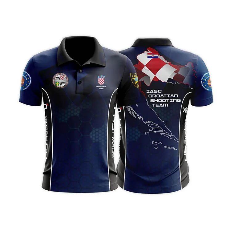 Free Custom Racing 1/4 Button Full Button Crew Shirts Men Team Wear ...