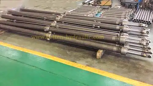 Long Stroke Double Acting Hydraulic Cylinder - Custom Solutions, Flange ...