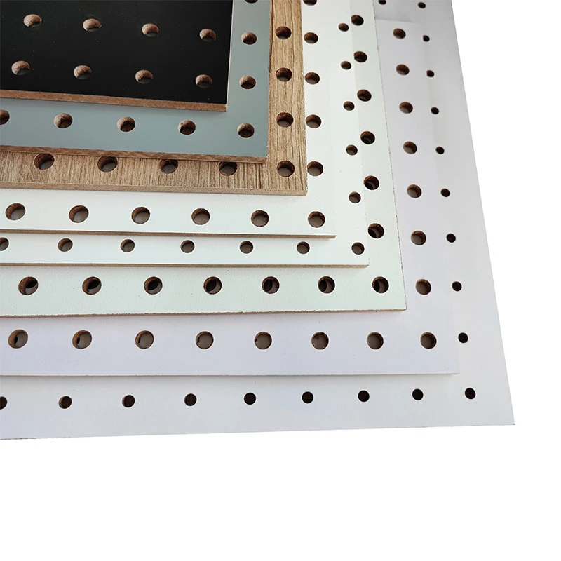 wood pegboard MDF display hole board wire-wrap panel hanging metal ...