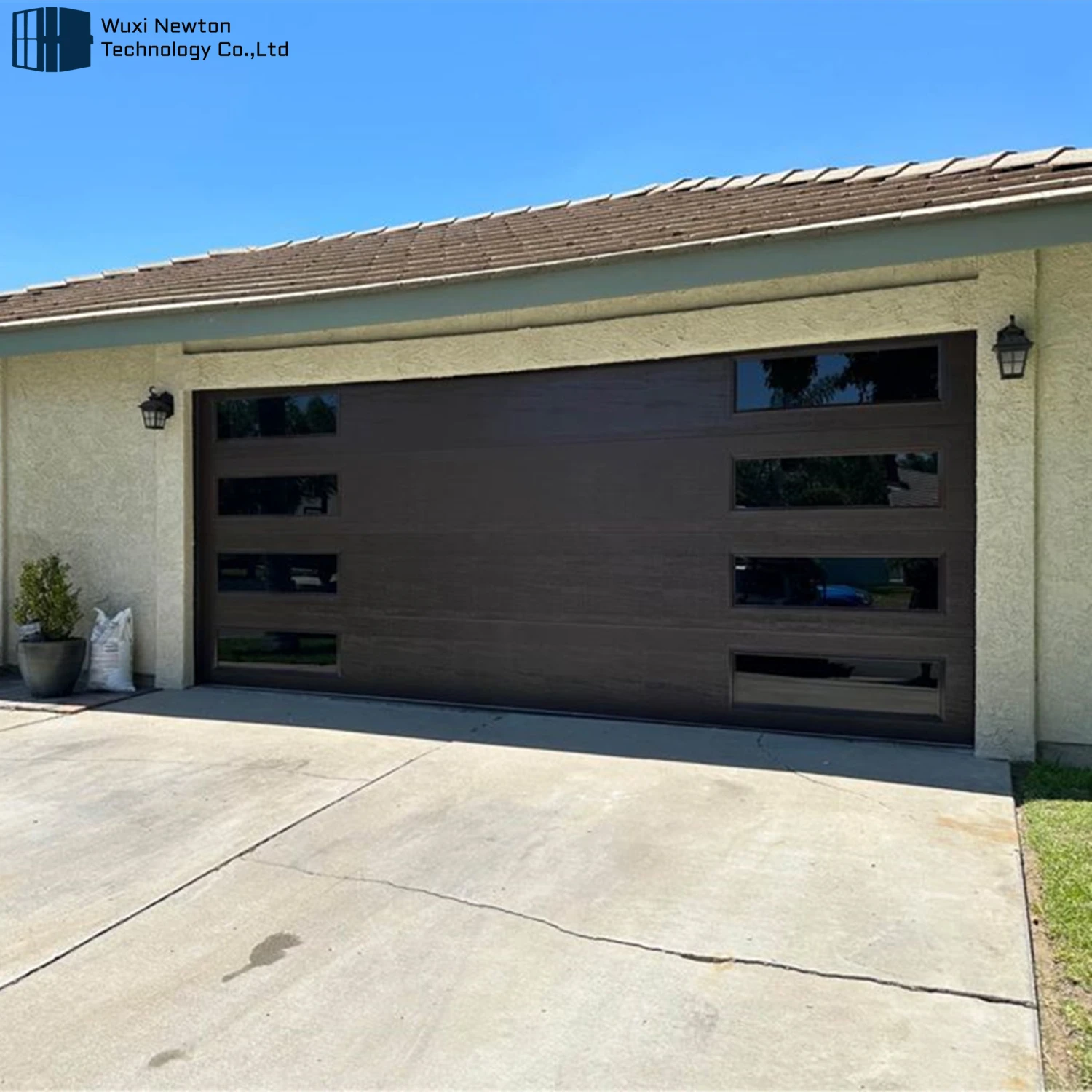 NEWTON Custom Aluminum Automatic Insulated Sectional Remote-Controlled ...