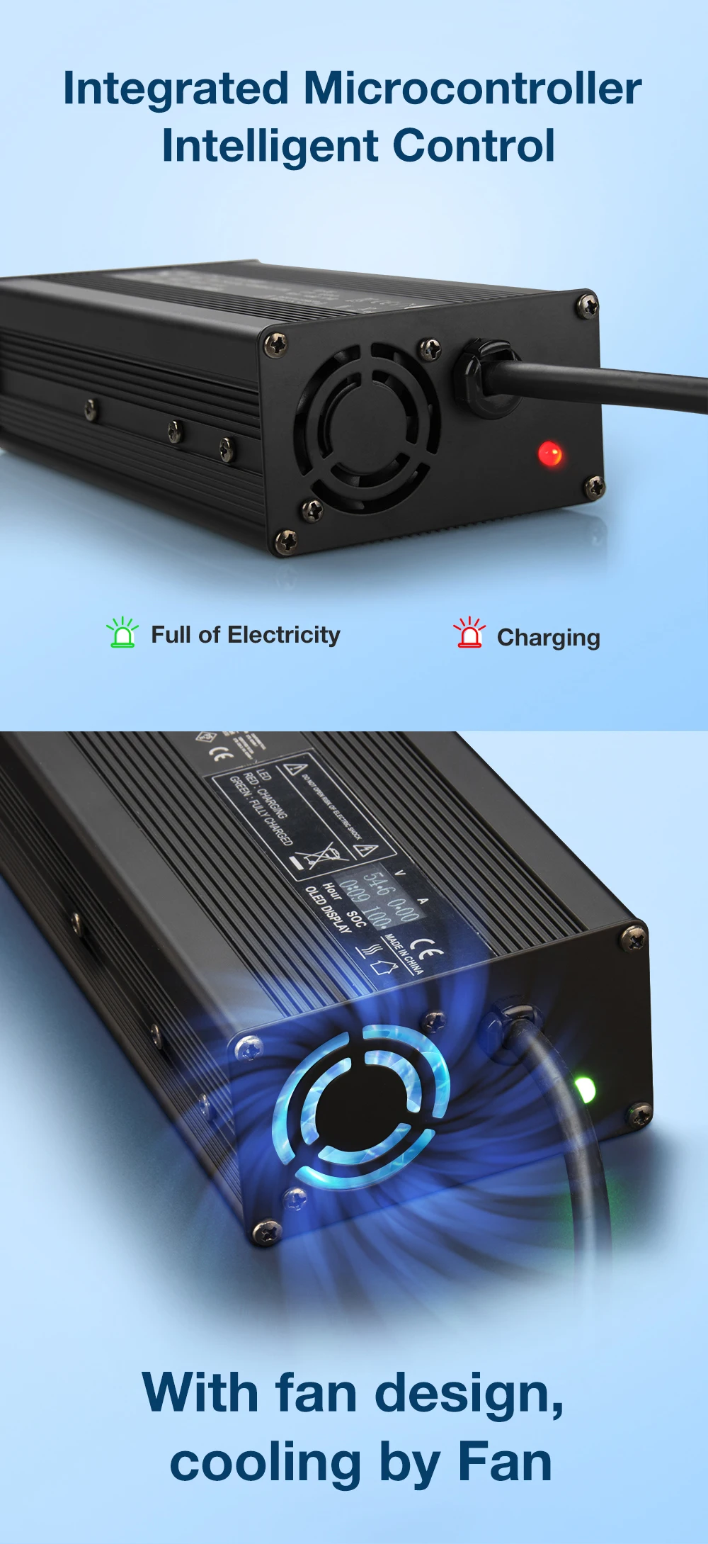 CE KC XT30 Motorcycle Charger - Efficient Battery Solutions