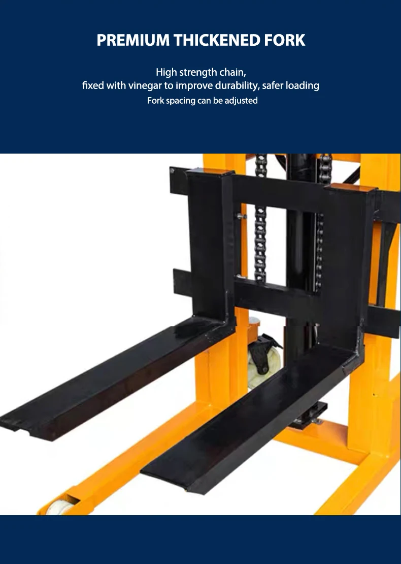 Wire Rope Pallet Stacker Plug-in Cheap Semi-electric Wire Rope Stacker ...