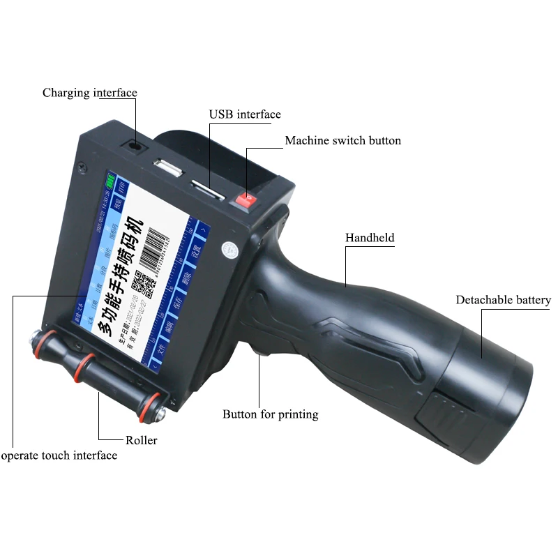 Popular Wholesale Handheld Printer Portable Mini Inkjet Printer Hand ...