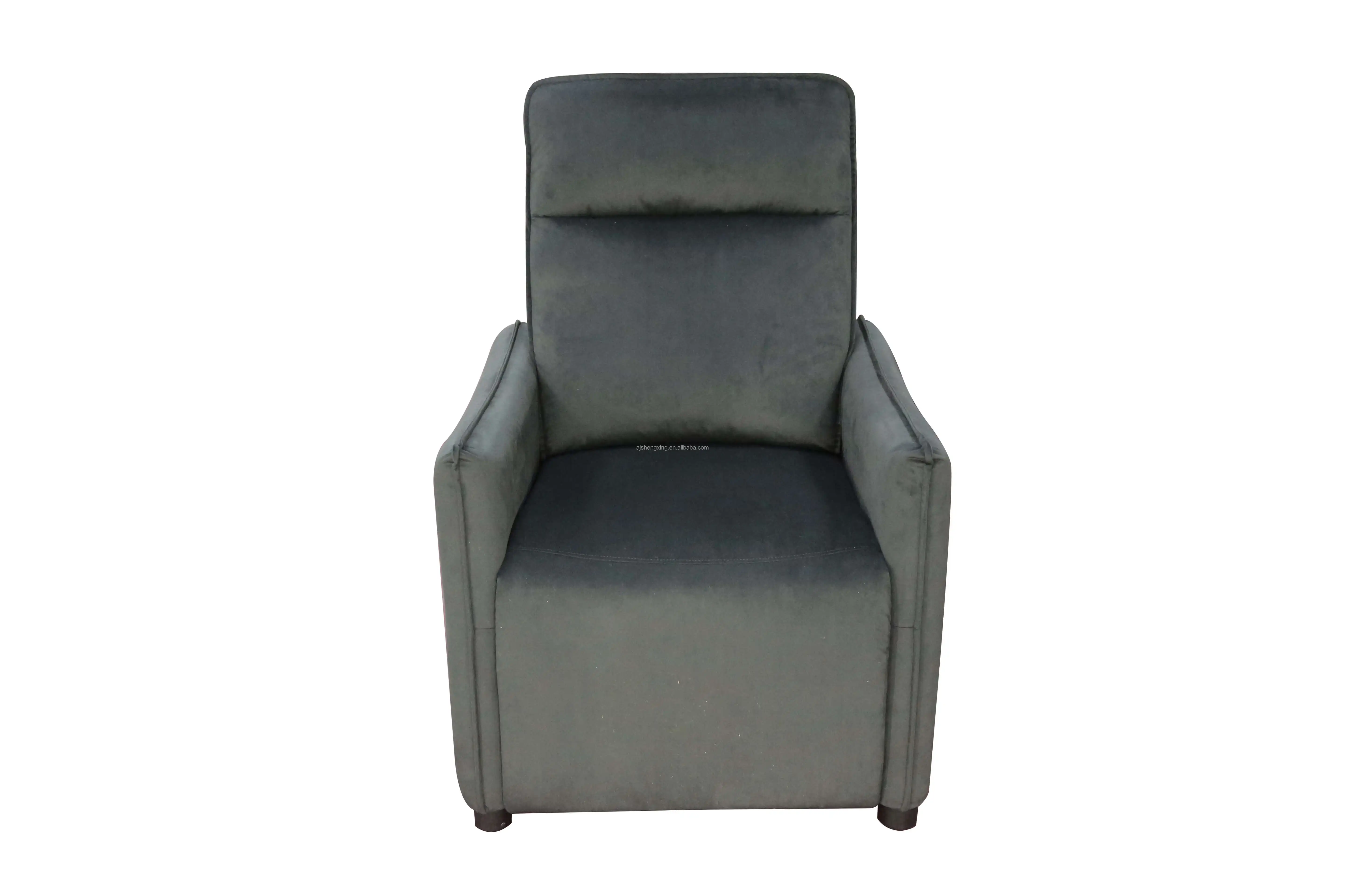 Modern Sx-81226 One-seat Extendable Metal Frame Recliner With Fabric ...