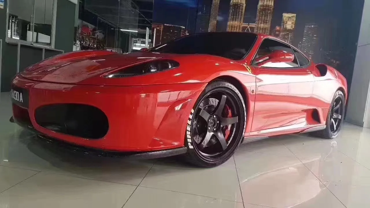 Haman Body Kit Carbon Fiber Body Kit For Ferrari F430 F430 Front Lip ...