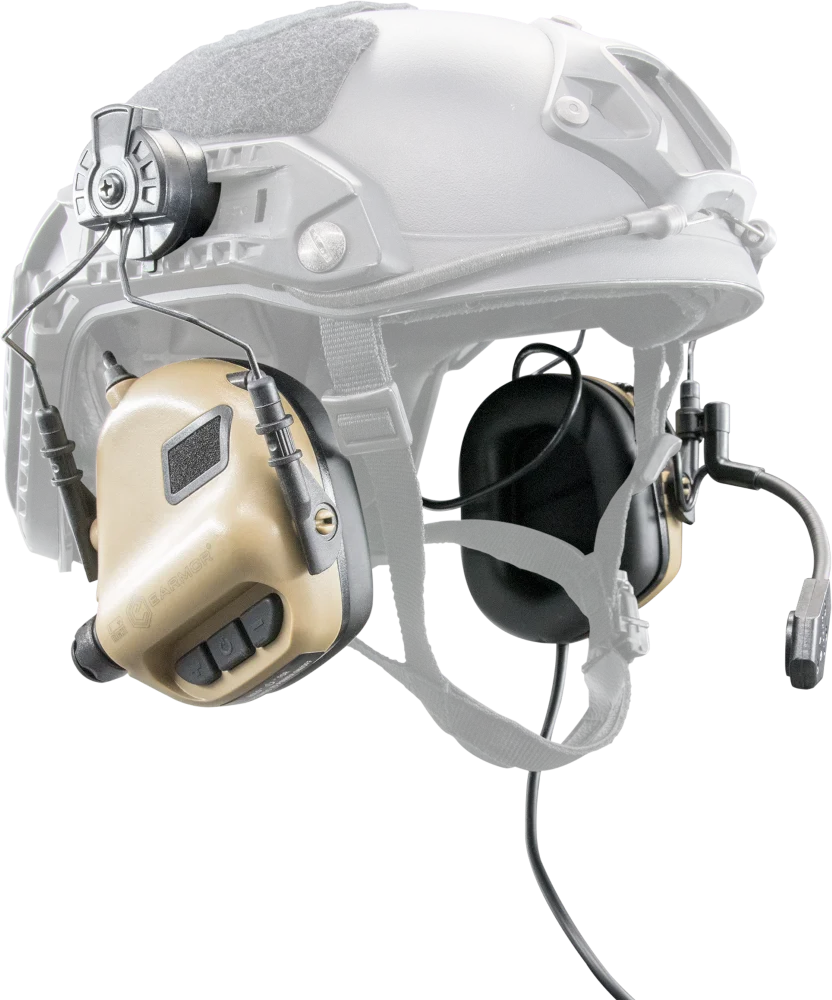 Opsmen Earmor M32h Tactical Headset Earphone Adapter Helmet Holder For ...