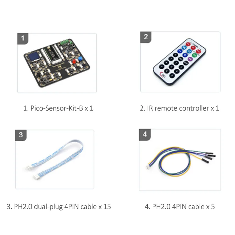 Raspberry Pi Pico Sensor Kit - Entry-Level All-in-One Board