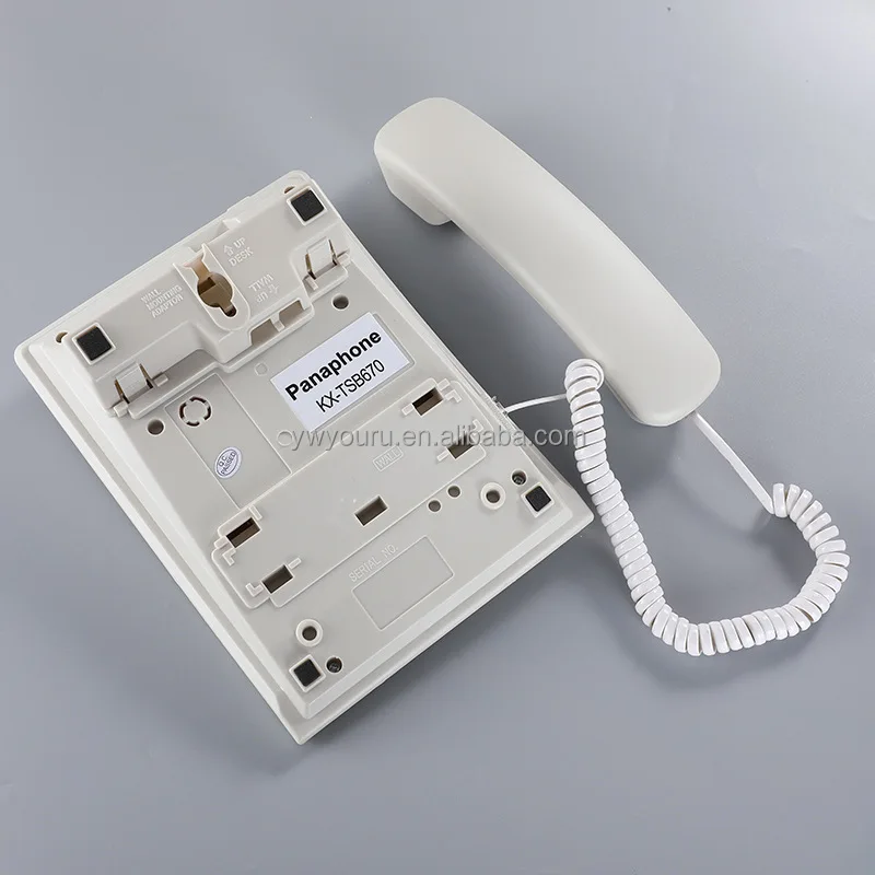 Basic Analog Phone System Desk Land Line Telephone For Hotel Room ...