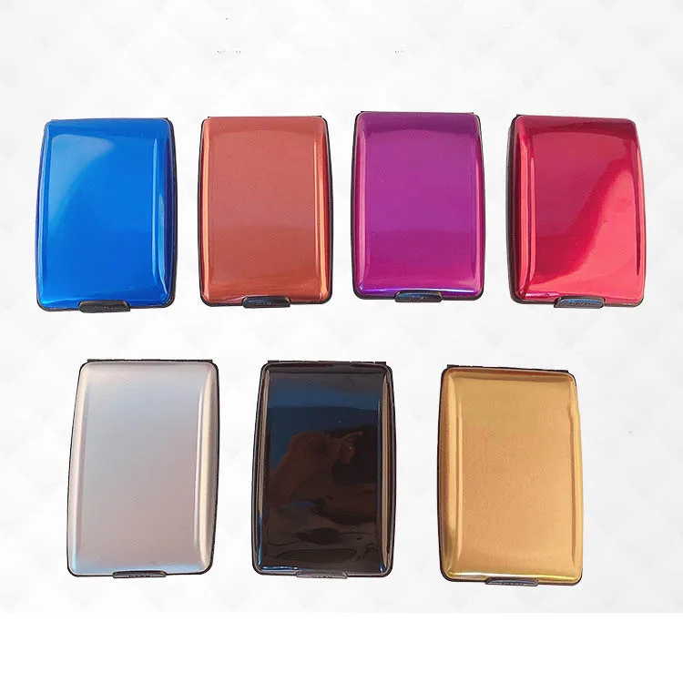 Hot Sell Aluminum Card Case Rfid Blocking Credit Card Protector Wallet ...
