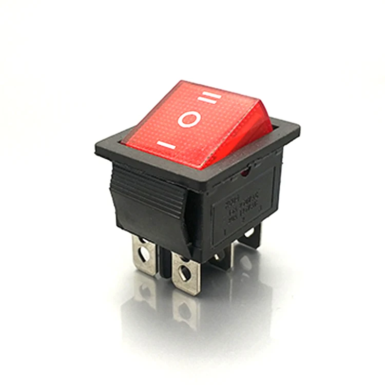 3 Pin 6 Gang 16a 250v T85 5e4 Micro Panel T125 55 Rocker Switch - Buy ...