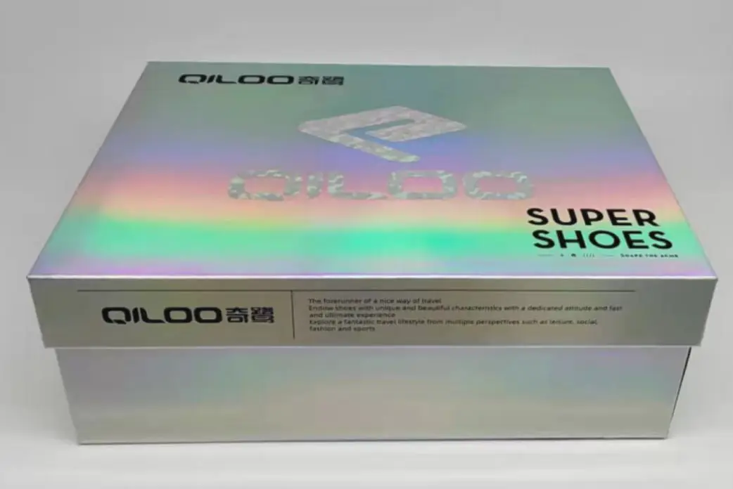 Qiloo Men's Casual Shoes Low-cut Sneakers Fashionable Black Shoes Men ...