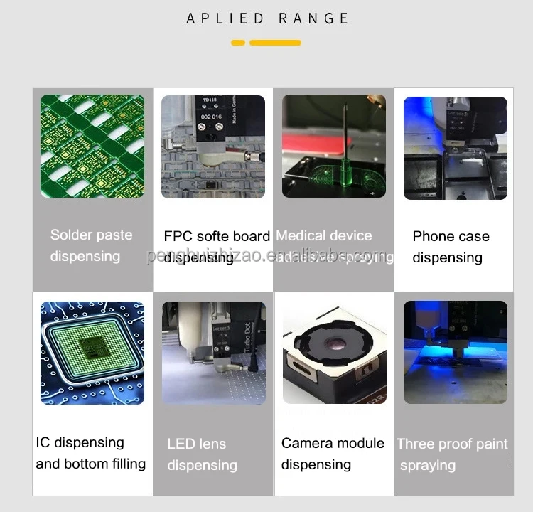 RTV Silicone Liquid Automatic Glue Dispensing Machine - 4 Axis Robotic ...