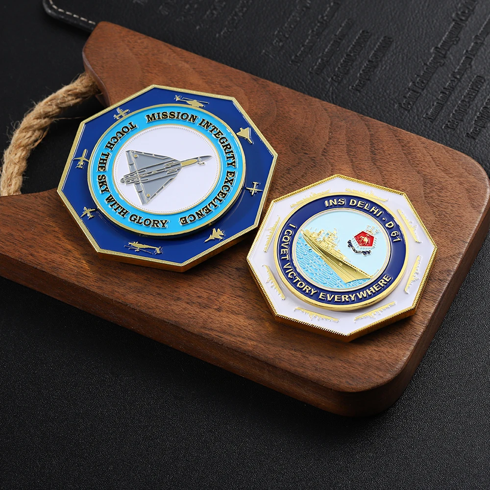 Factory Custom Challenge Coin Gold 360 Degree Rotatable Coins ...