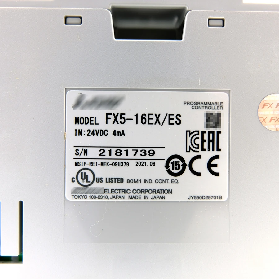 Cheap Plc Original Programmable Controller Fx5-16 Fx5-16ex/es Fx5u ...