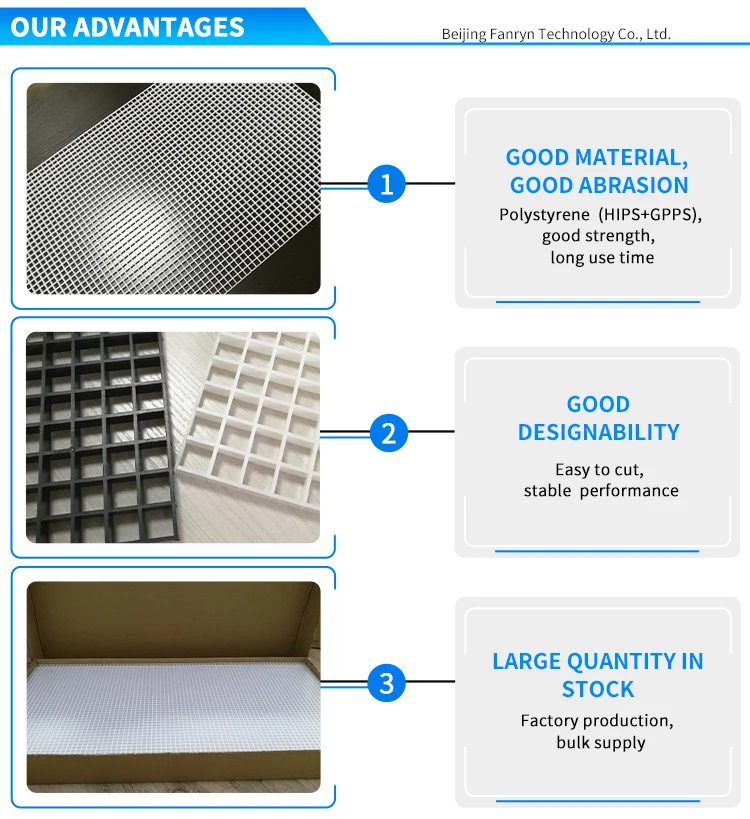 Plastic Egg Crate - Durable and Stylish Ceiling Louver