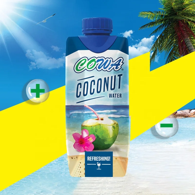 Wholesale Original 330ml Malaysia Cowa Sweet Coconut Water 100% Natural ...