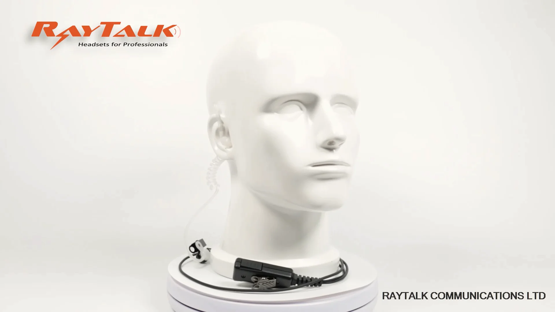 K Plug 2 Pin Headset Mic Fbi Air Conduit Earpiece Acoustic Earpiece ...