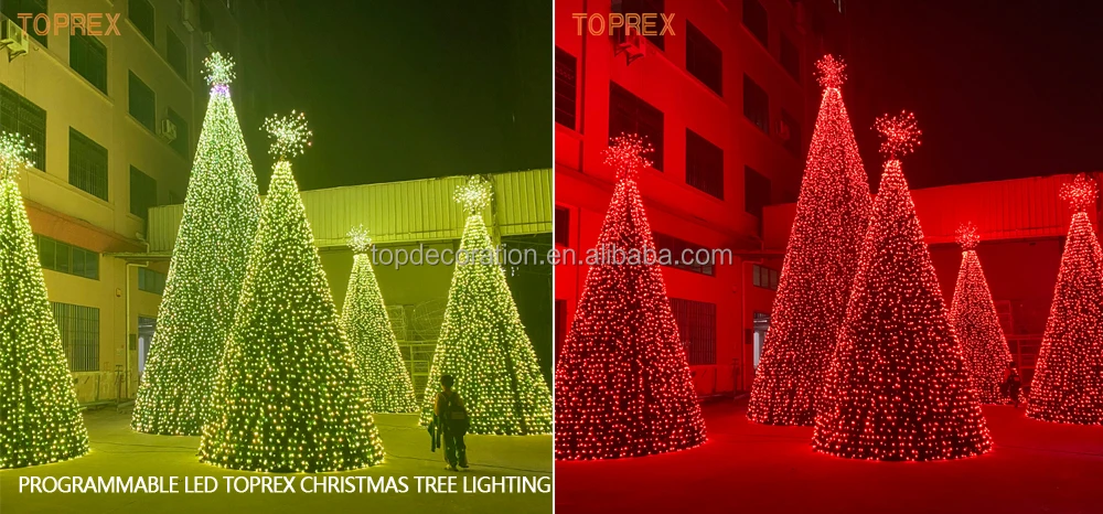 Customizable Size DMX Controller Addressable Giant LED Christmas Tree ...