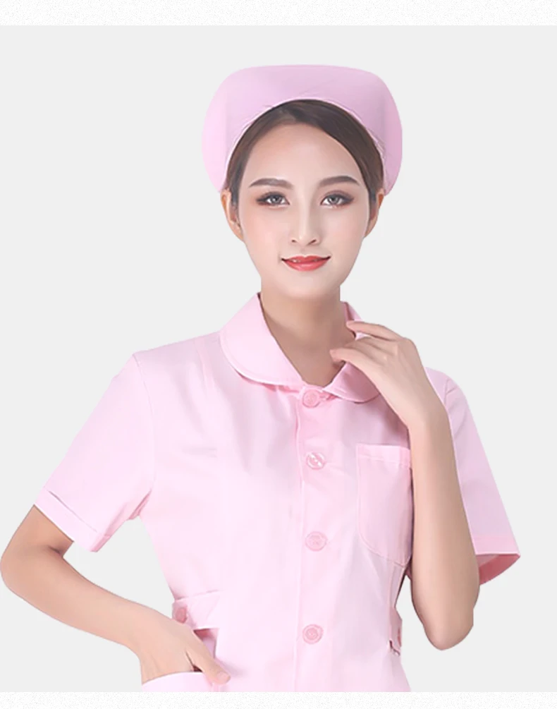 Hospital Medical White Lab Coat Caps For Female Student Nurses Plain ...