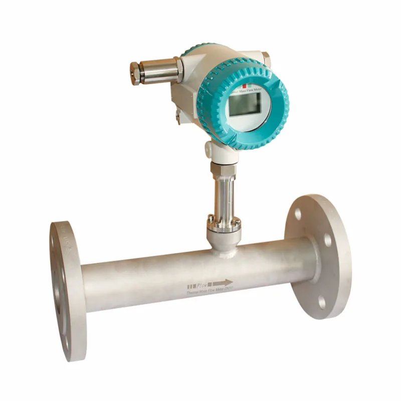 Digital Gas Mass Flow Meter Rs485 4-20ma Thermal Mass Flow Meter Digital Air Flowmeter - Buy ...