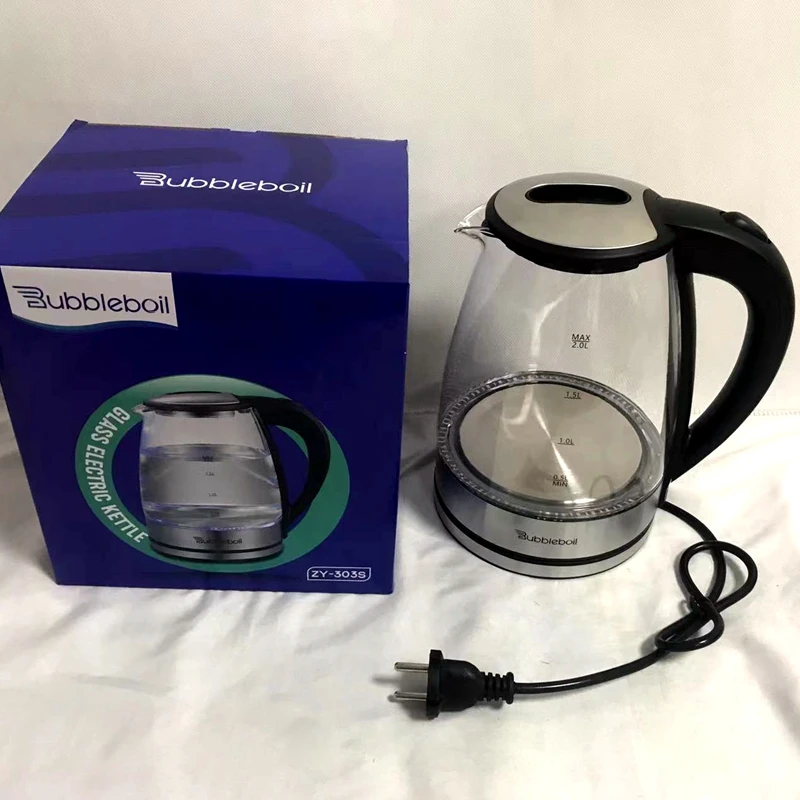 Kaishuihu Glass Electric Kettle - 2L Cordless Water Kettle