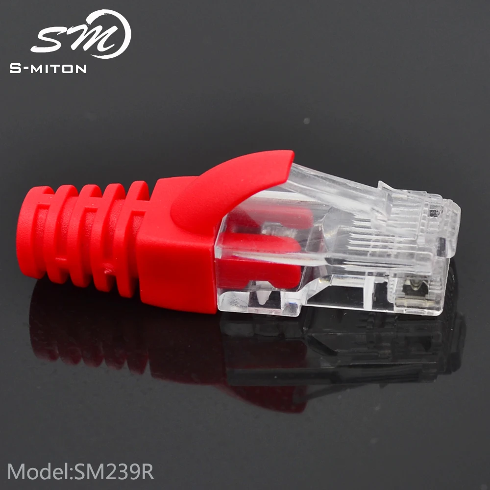 Rj45 Connector Boot Cat5e Cat6 Pvc Plastic Modular Plug Boot - Buy Rj45 ...