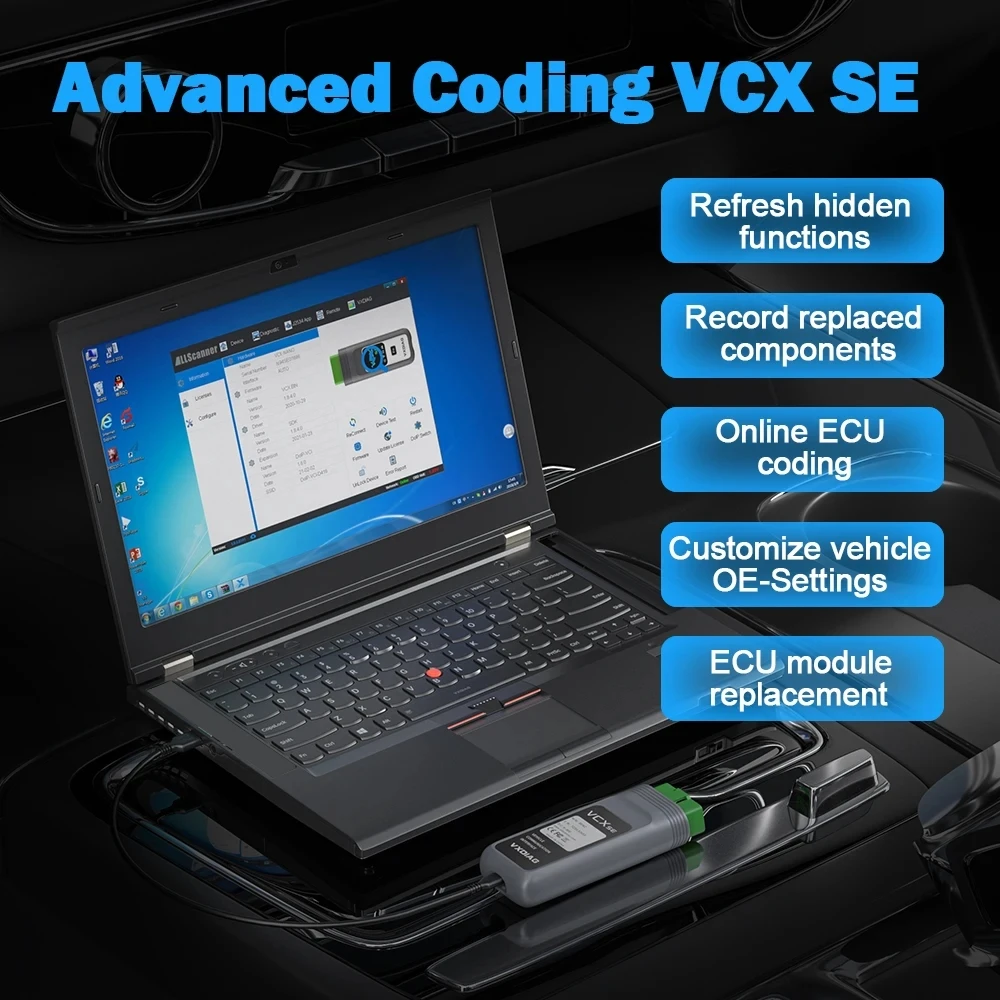 Vxdiag Vcx Se Doip Vci With Hdd Diagnostic Tools Auto Auto Car ...