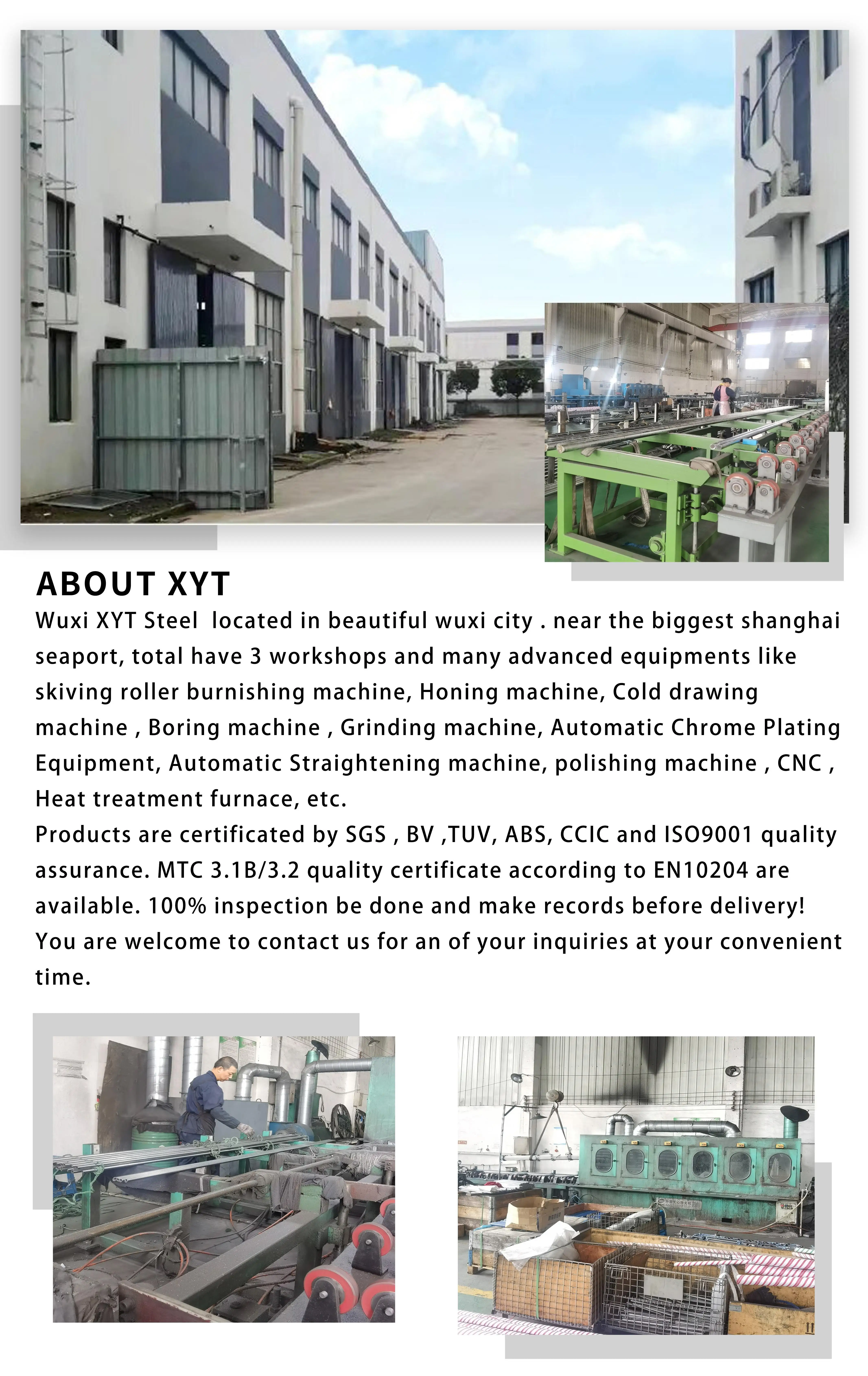 St52 And E355 Of Din2391 Honing/honed Tube For Hydraulic Cylinder C20 1020 Ck45 1045 Honing Pipe ...