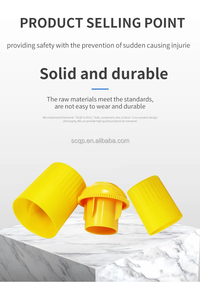 SCQP Yellow Plastic Scaffold Swivel Coupler Cover Safety Scaffolding ...