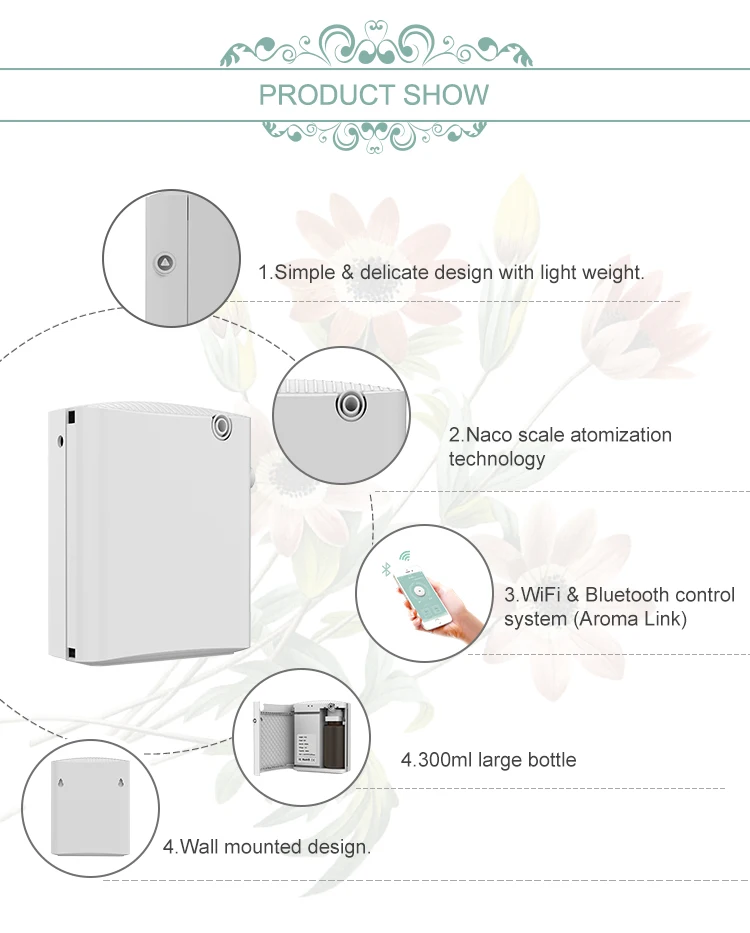 Crearoma 2023 Popular Fragrance Diffuser Aroma Diffuser System 300ml ...