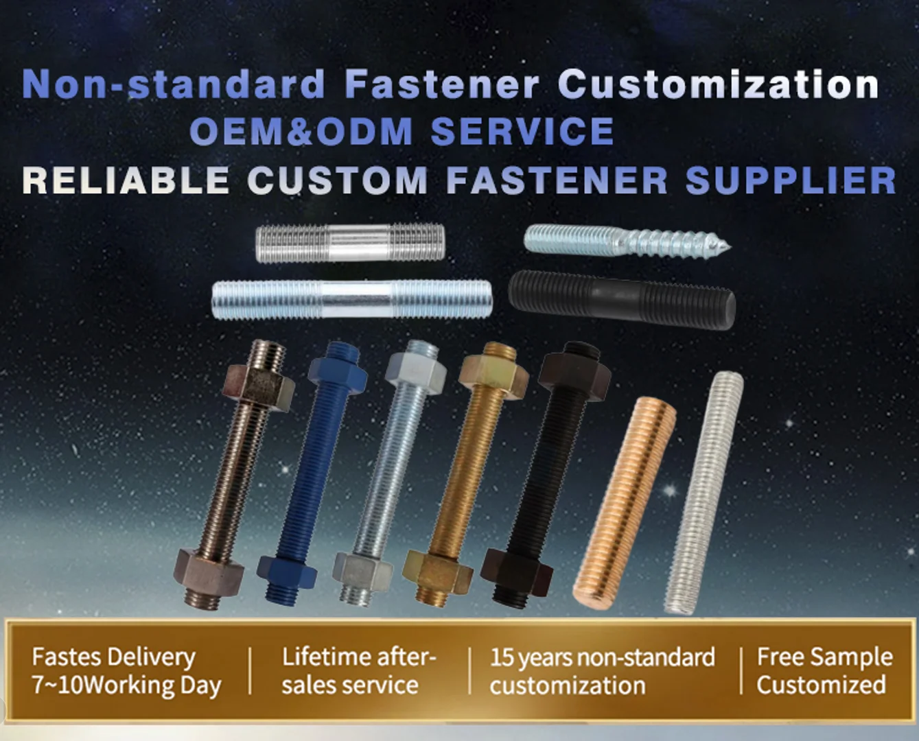 High Quality Threaded Studs,A193-b7fully Stud Bolt Din976 Half Threaded ...