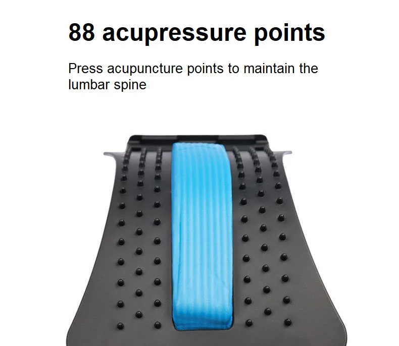 Multi Level Support Lower Lumbar Back Massager Stretcher Posture ...