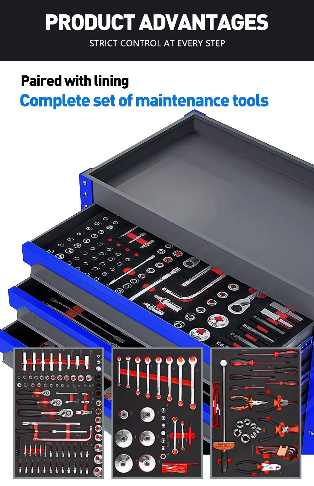 Oem Odm Garage Stackable Tool Trolley Box For Household Workshop ...