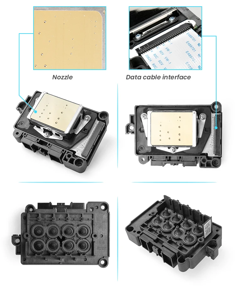 Original Dx7 Printhead Unlocked Wall Printer Dampers Print Head Dx7 For ...