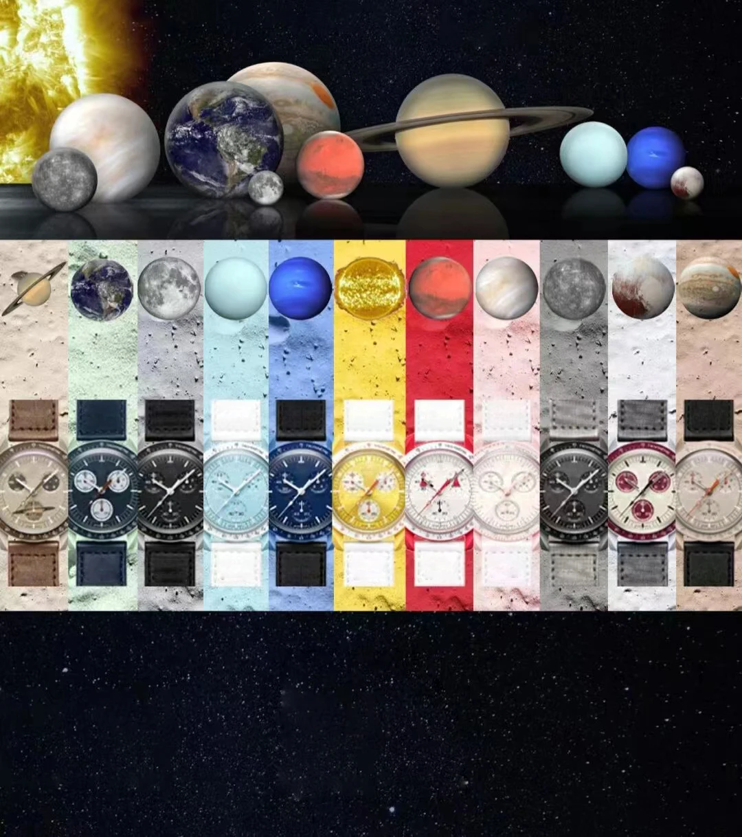 Sun Mercury Venus Earth Moon Jupiter Mars Saturn Neptune Pluto Men ...