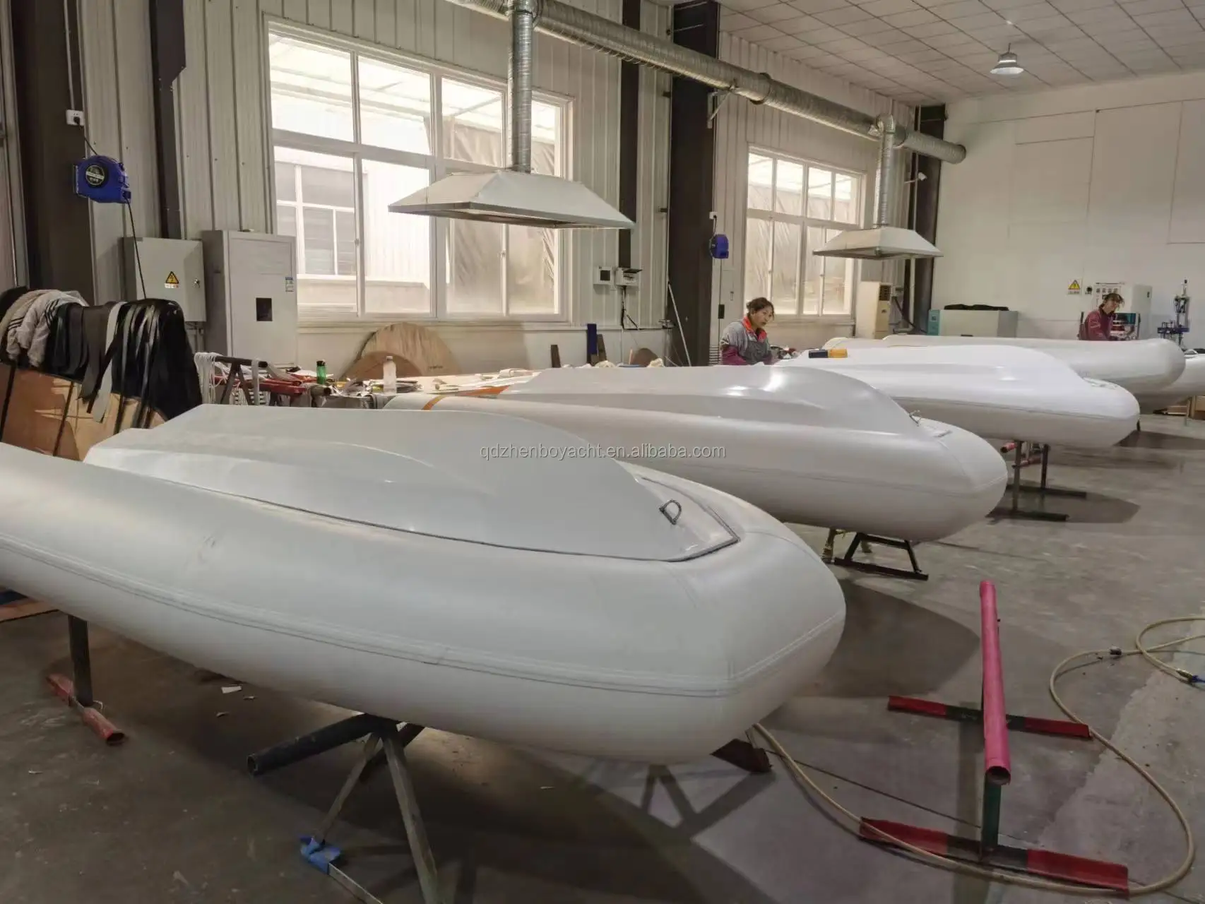 Zhenbo New 115hp 4 Stroke Outboard Motor Boat Engine Rib580 Hypalon Inflatable Rib Boat 580 ...