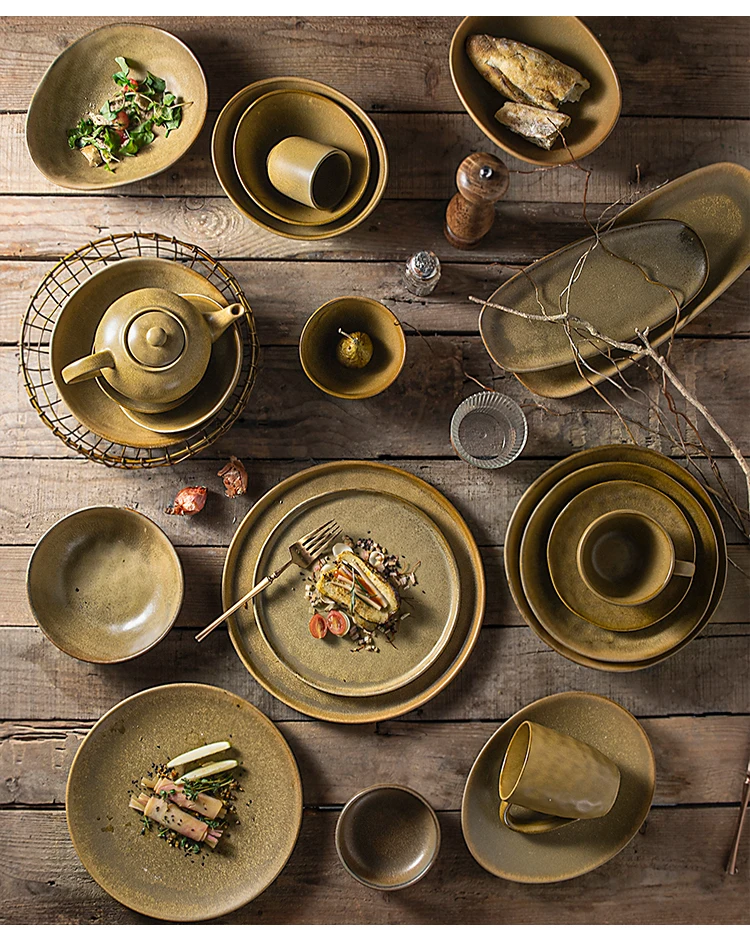 Durable Ceramic Plates - Perfect for Restaurants & Events