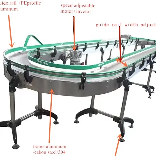 Mesh Belt Conveyor Modular Belt Conveyor With Turning Belt - Buy Mesh ...