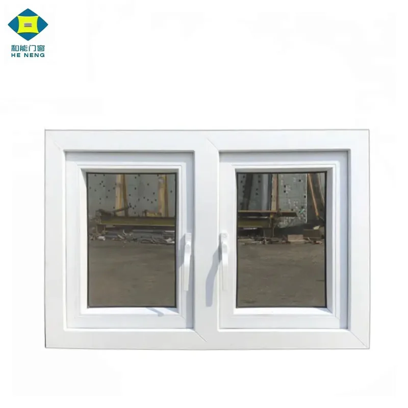 Guangzhou Factory Vinyl UPVC Window PVC Profile Double Glazed Windows ...