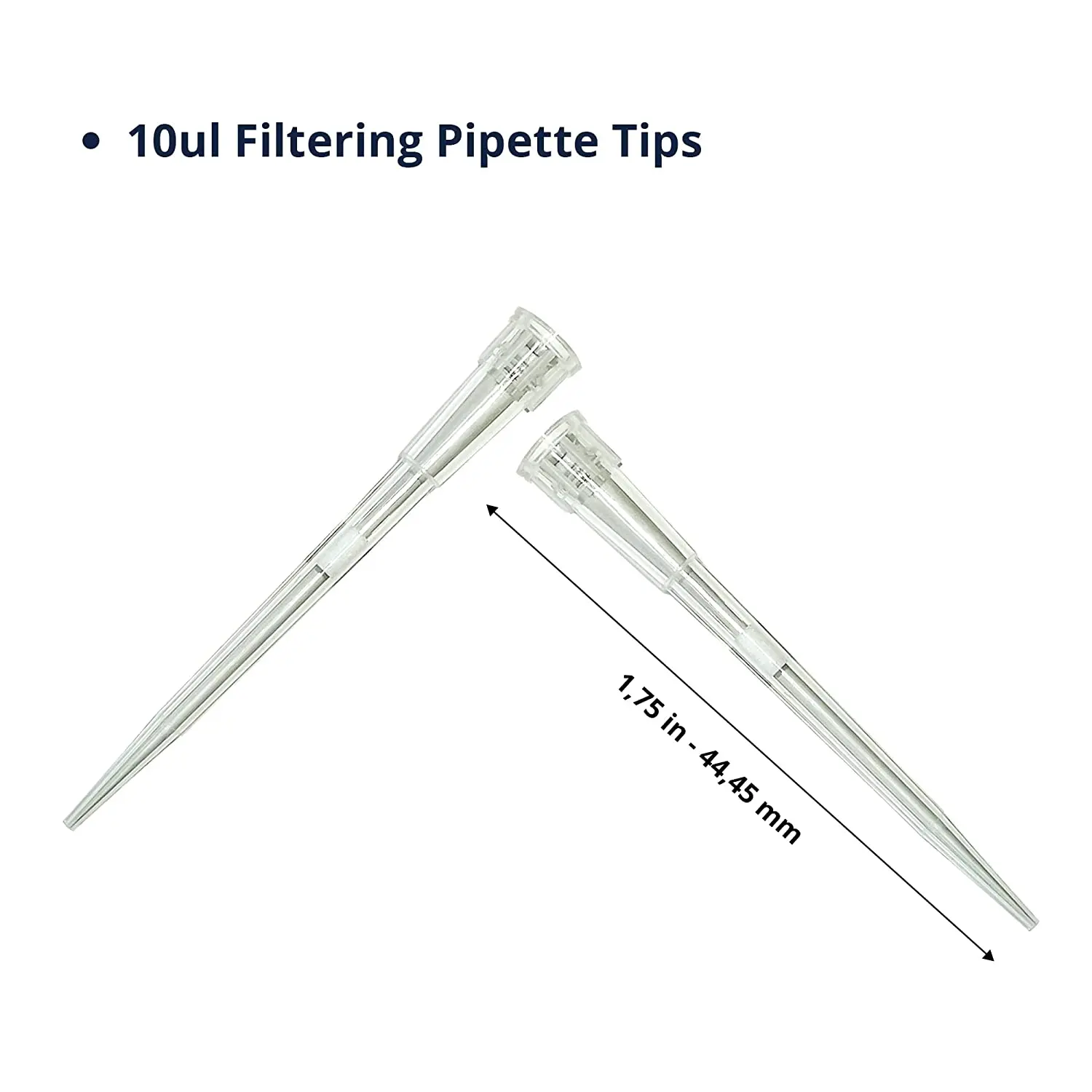 Laboratory Disposable Microliter Filter Pipette Tips