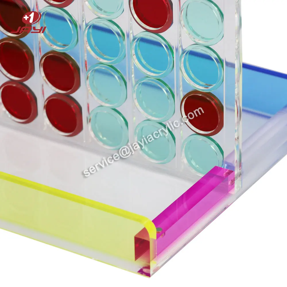 Luxury Acrylic Connect 4 Game - Modern Lucite Connect Four Board Game ...