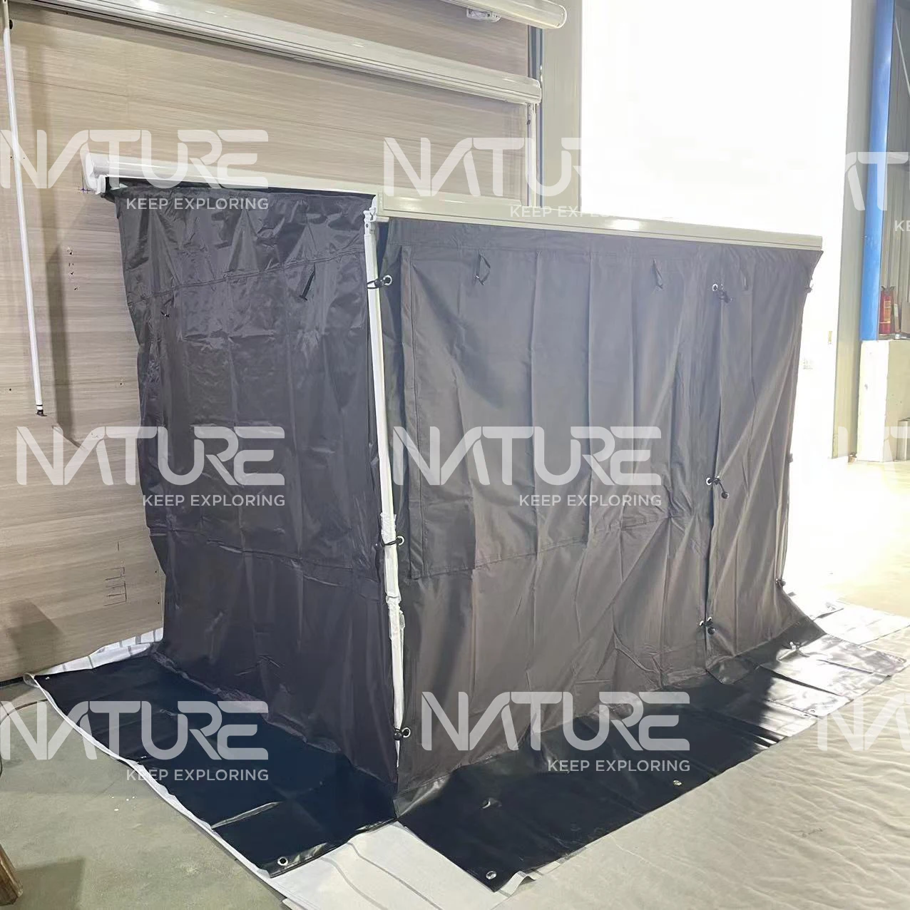 NATURE Motorhome Awning - Durable, Electric, and Versatile
