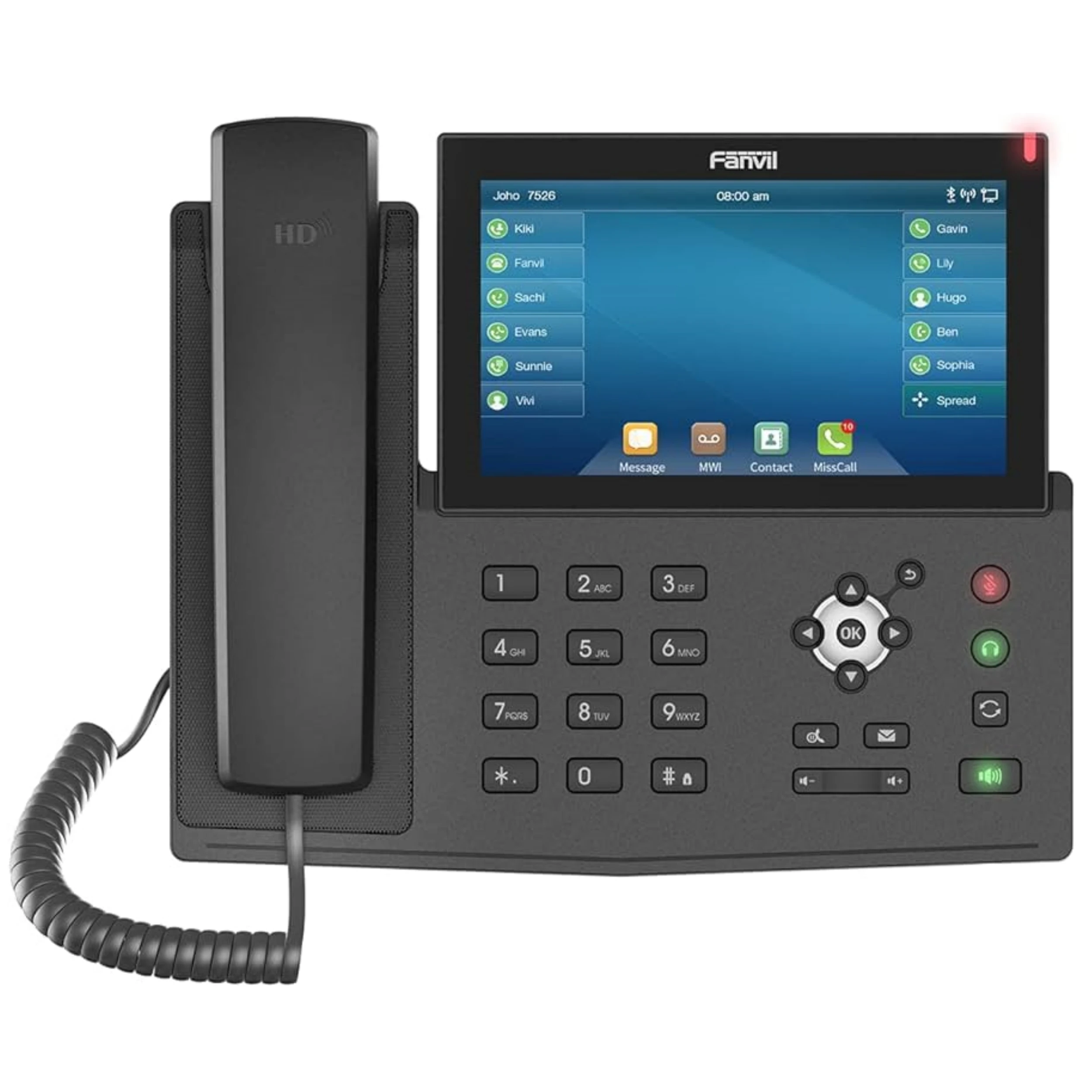 Fanvil X7/x7c/x7a Android Voip Phone 7-inch Color Touch Screen Ip Phone ...