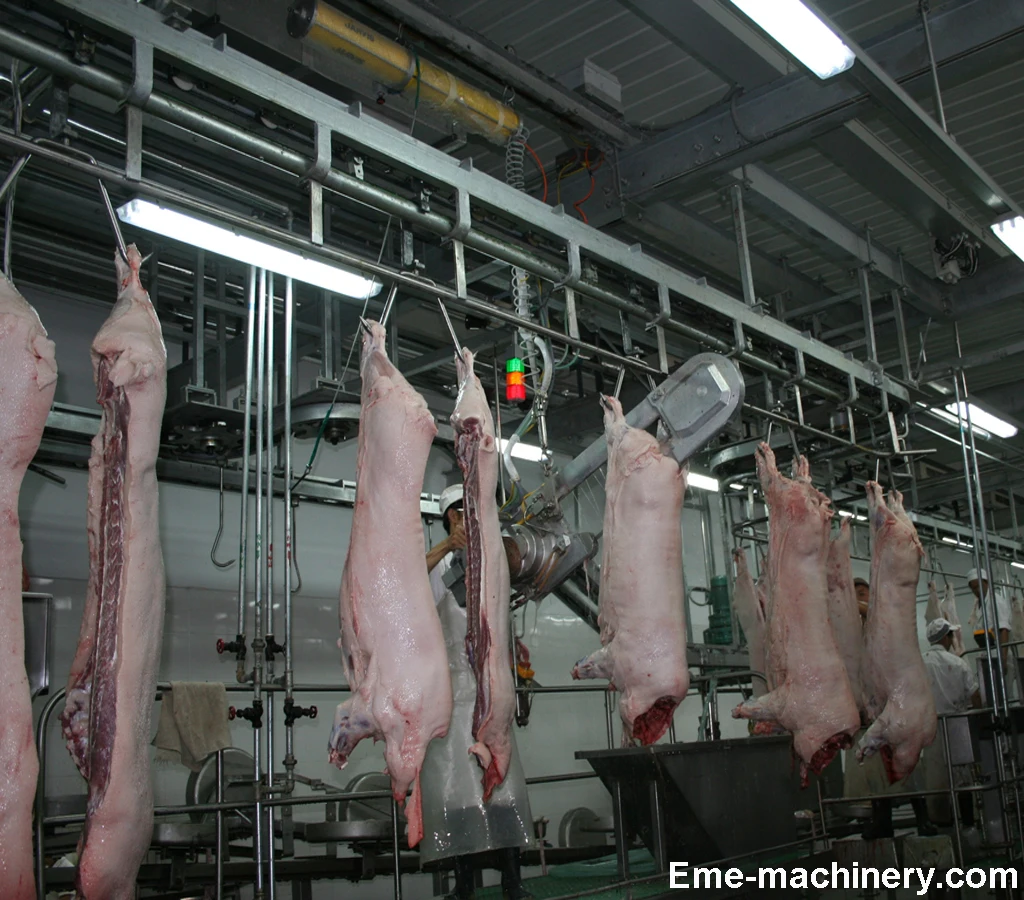 Complete Slaughterhouse Pig Slaughter House Meat Processing Machinery For Swine Slaughtering ...