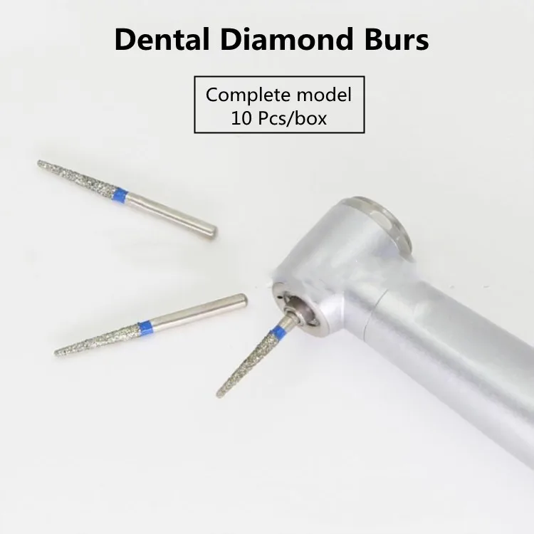 Complete Models 10pcs/box Dental FG Diamond Burs Kit Double-layer Sand ...