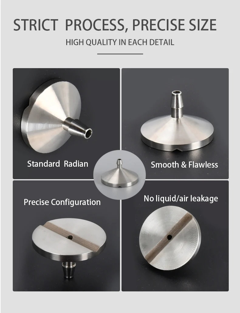 SUS304 Stainless Barbed Sink Head for Peristaltic Pump